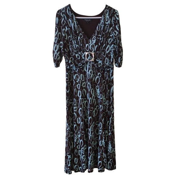 Perceptions | Dresses | Perceptions New York Dress 2 Half Sleeve Brown ...
